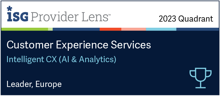 ISG Provider Lens™ Customer Experience Services 2023 recognises ...