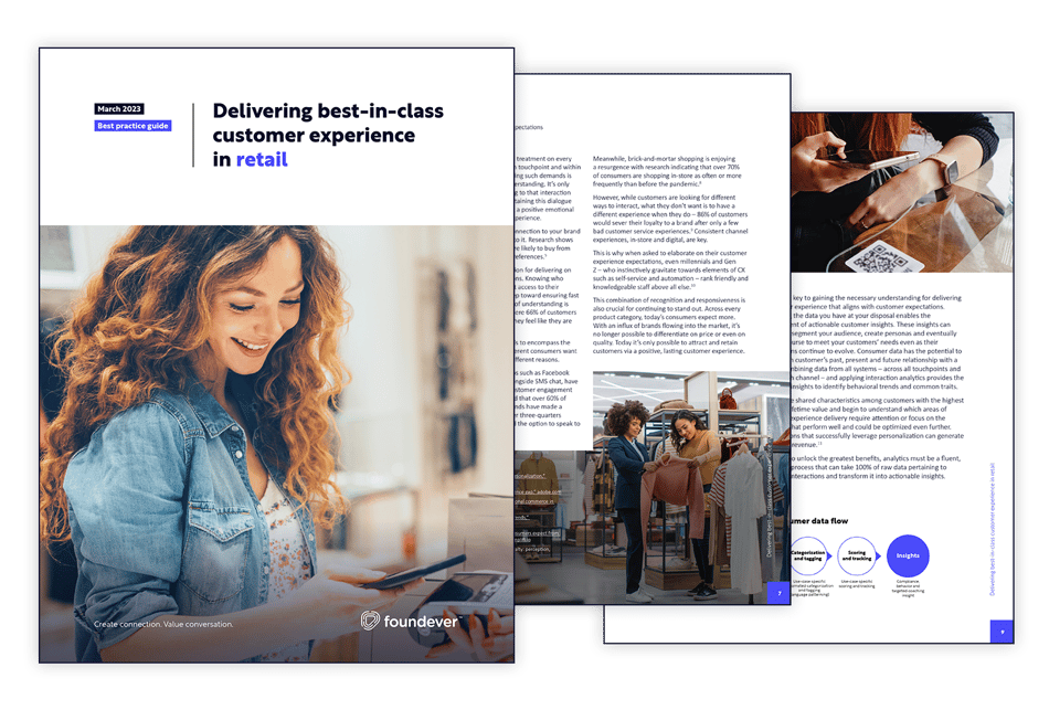 Delivering best-in-class customer experience in retail